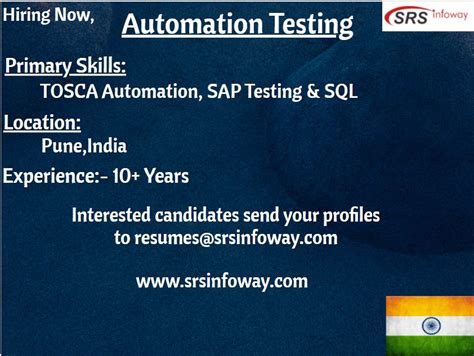 Srs Infoway On Linkedin Java Testing Nowhiring Tosca Automation Saptesting Sql