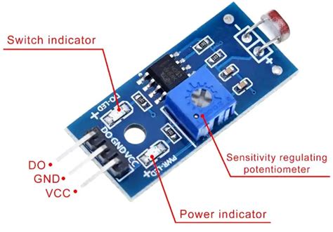 Photosensitive Brightness Resistance Sensor Module Xpart Electronic