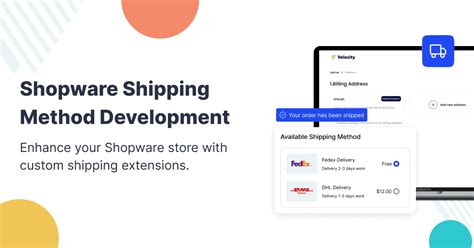 Shopware Shipping Method Development