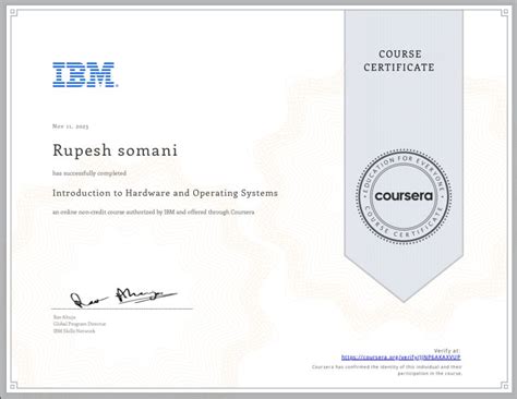 Rupeshvignesh Somani On Linkedin Operatingsystem Coursera Computerscience Learningandgrowing