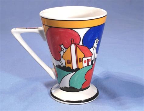 Sadler Art Deco Clarice Cliff Style Mug Clarice Cliff Tea Cups