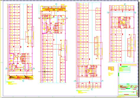 Autocad File Of Multistory Parking Plan For Apartment Design