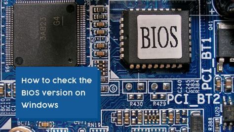 How To Check The Bios Version On Windows Artofit