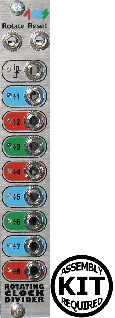 Ms RCD Rotating Clock Divider Kit Control Voltage