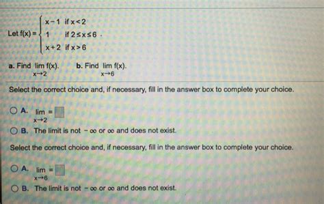 Solved Construct A Table And Find The Indicated Limit X 2