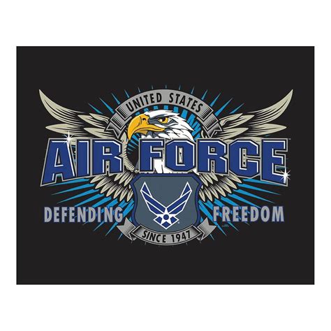 Us Air Force Emblem Usaf Airmen Military Wall Art