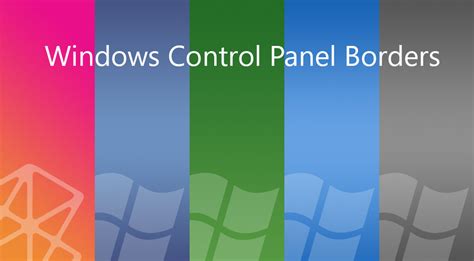 Control Panel Borders For Windows 7 By Th3z On Deviantart