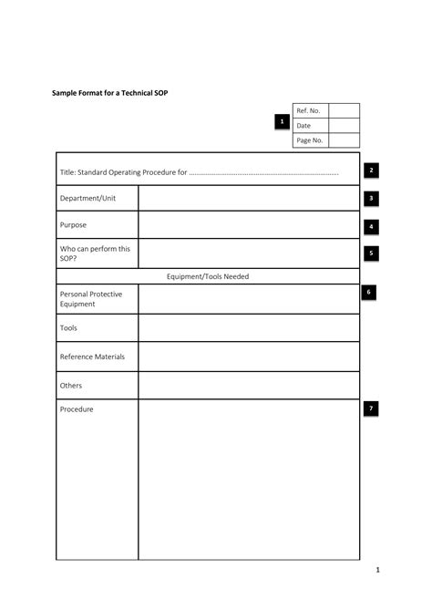 SOLUTION Revised Standard Operating Procedure Studypool