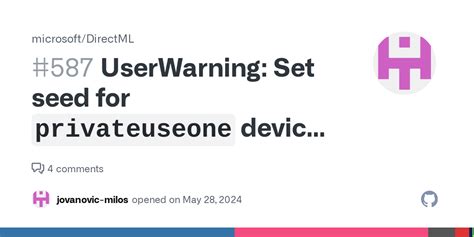 userwarning set seed for `privateuseone` device does not take effect