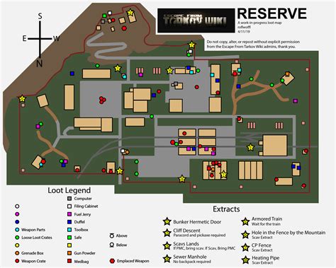 Escape From Tarkov Reserve Map Spawns Images And Photos Finder