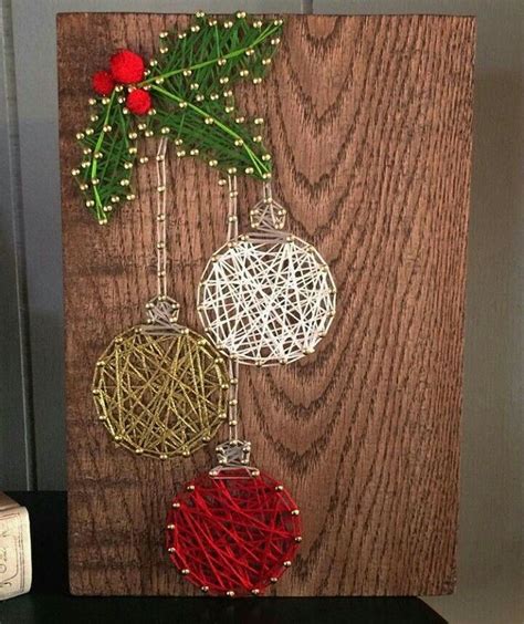Add Real Ornaments String Art Templates String Art Tutorials String Art Patterns Winter