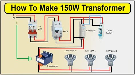 150W Transformer Wiring Guide Step By Step Tutorial