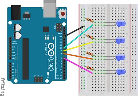 Arduino Running Leds Project Arduino Leds With Special Effects