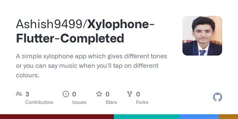 GitHub Ashish Xylophone Flutter Completed A Simple Xylophone App Which Gives Different