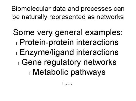 An Introduction To Biological Network Analysis Biological Networks
