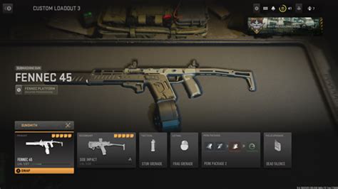 Best Fennec 45 Loadout Mw2 Class Setup Attachments And Perks
