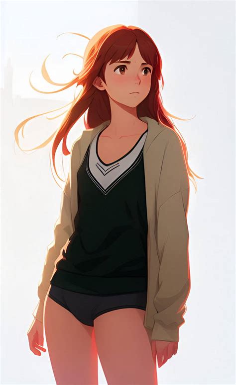Redhead Girl 2 Anime Ai 25 By Shizaglass On Deviantart