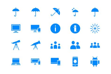Information Ui Icon Set Vector Graphic By Riduwanmolla · Creative Fabrica