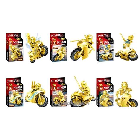 DUO LE PIN DLP non Lego NINJAGO GOLD EDITION PHONG CÁCH bộ đồ chơi xếp lắp ráp ghép