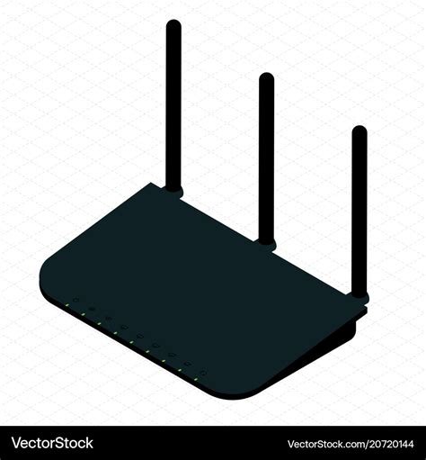 Wireless Wi Fi Router Royalty Free Vector Image