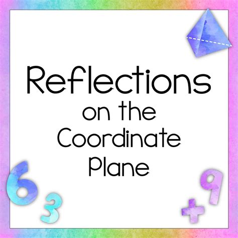Reflections On The Coordinate Plane Digital Math Games