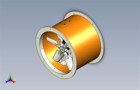 小型轴流风机step 模型图纸下载 懒石网