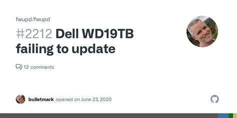 Dell Wd19tb Failing To Update · Issue 2212 · Fwupdfwupd · Github