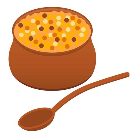 Premium Vector Honey Pot Icon Isometric Illustration Of Honey Pot