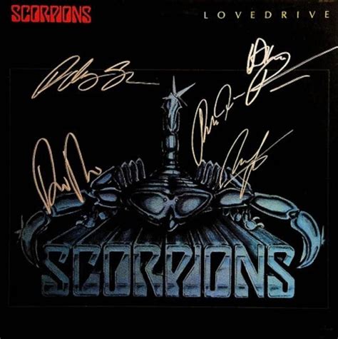 Scorpions Signed Lovedrive Album