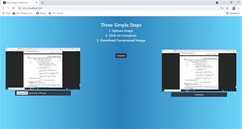 Github Gargmitul28react Image Compressor A Simple Image Compressor Built With React And