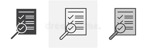 Document Verification Icon Vector Stock Vector Illustration Of Review Statistic 348468231