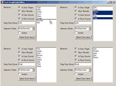Drag And Drop ListBox CodeProject
