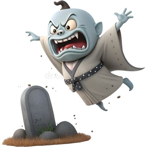 Japanese Yokai Character Blending Folklore And Captivating Cartoon