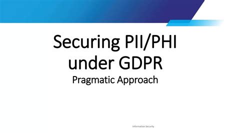 Protecting Pii And Phi Exec Summary Pptx Computing Technology