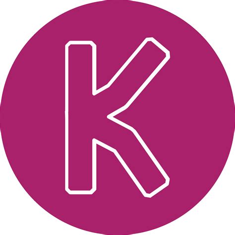 Small K Icon 47470982 Vector Art At Vecteezy