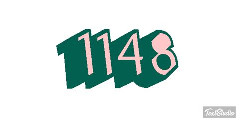 1148 Number Animated  Logo Designs