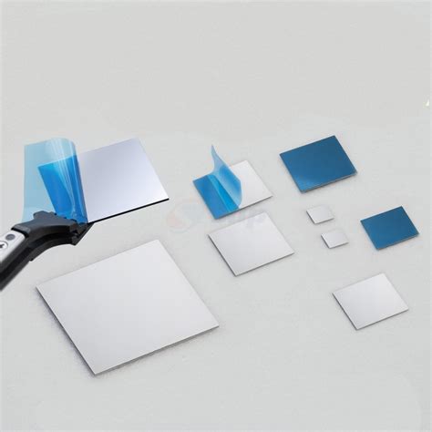 N Type P Type Square Silicon Wafer Substrates Customizable For Sem Xps