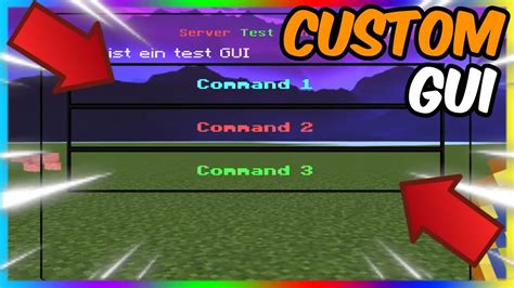 Minecraft Bedrock How To Create A Custom Gui 🧭 In Minecraft Bedrock