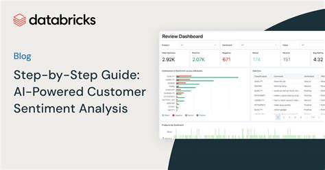 Step By Step Guide Ai Powered Customer Sentiment Analysis Databricks Blog