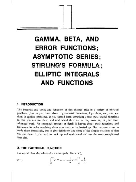 Fungsi Gamma Beta Dan Error 1 Pdf