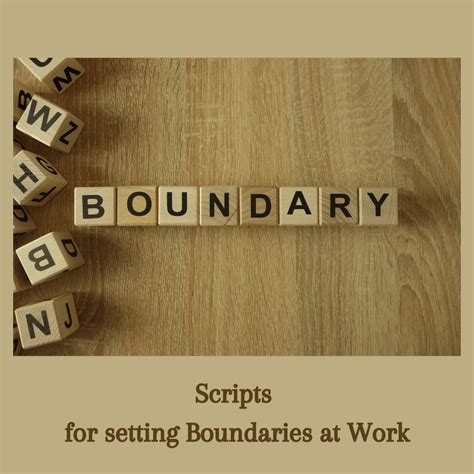 setting boundaries at work