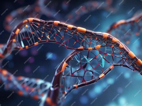 Premium Photo Abstract Medical Concept With Interconnected Dna