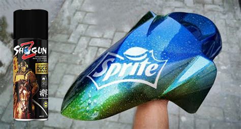 Trik Pengecatan Membuat Efek Soda Sprite Gampang Banget