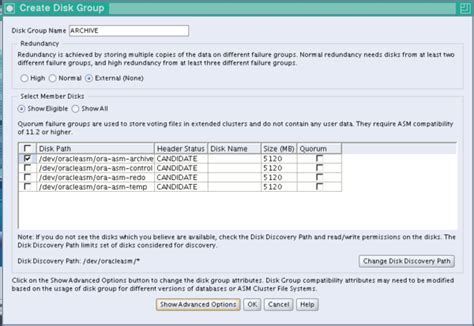 splitting up oracle across asm disk groups eastside geek