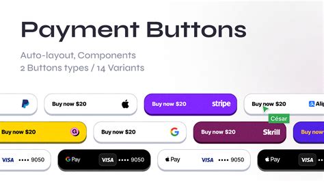 Payment Buttons Figma