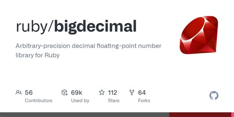Github Rubybigdecimal Arbitrary Precision Decimal Floating Point