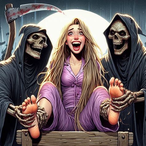 Rapunzel Tickled To Death Ai By Laughbot On Deviantart