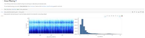 Linked Selections Not Working For Points Hist Plot Using Ibisduckdb