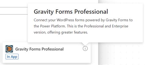 Installation Gravity Forms Power Automate Professional Documentation