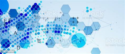 신경총 효과가 있는 추상적인 육각형 배경과 디자인 작업을 위한 문자 0명에 대한 스톡 벡터 아트 및 기타 이미지 0명 건강관리와 의술 과학 Istock